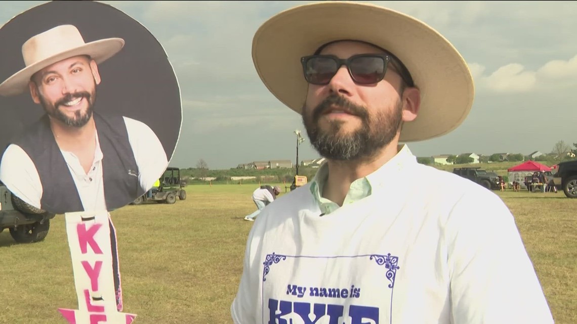 Kyles gather in the City of Kyle for world record attempt | kvue.com