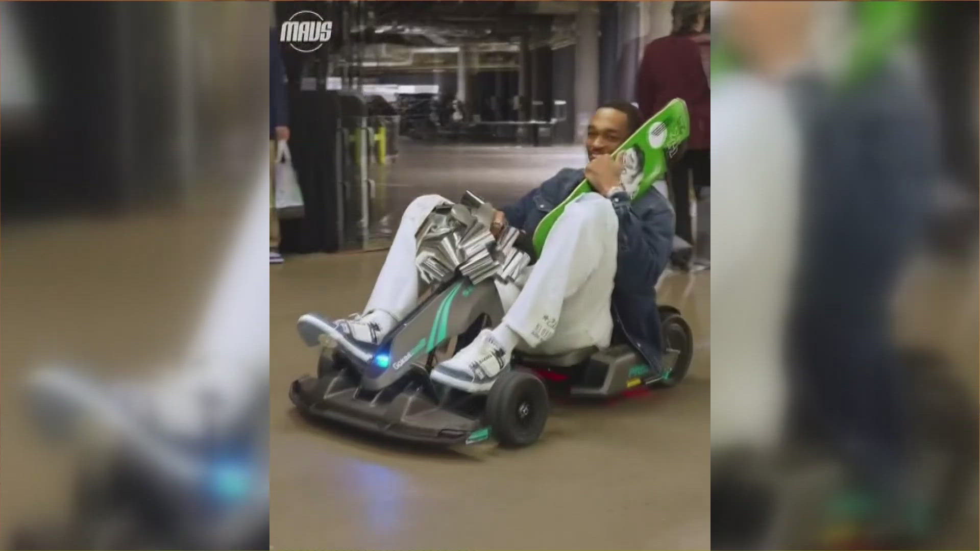 Dallas Mavericks guard Luka Doncic gifts go-karts to teammates | kvue.com