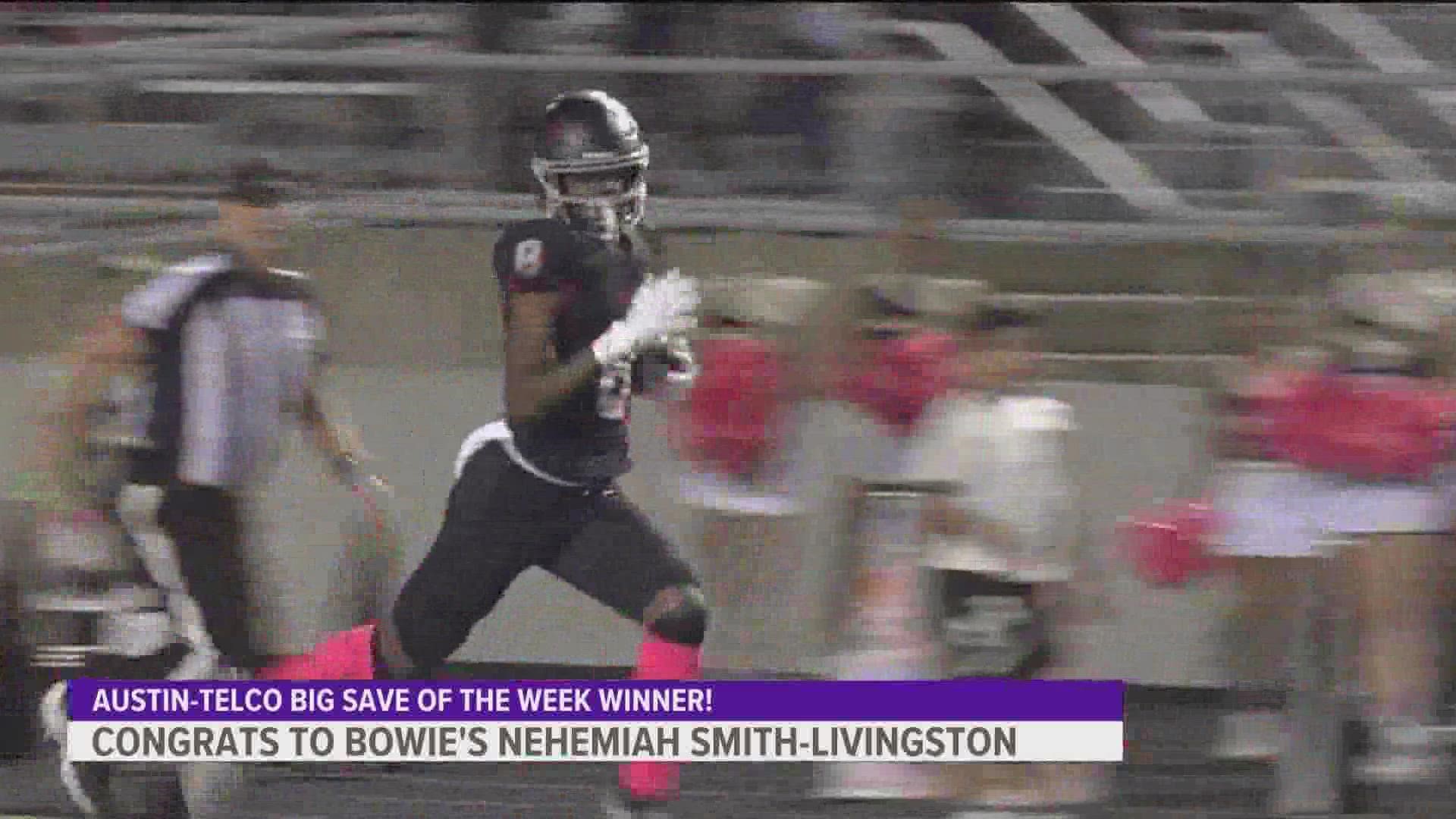 Big Save of the Week: Nehemiah Smith-Livingston from Bowie wins honor ...