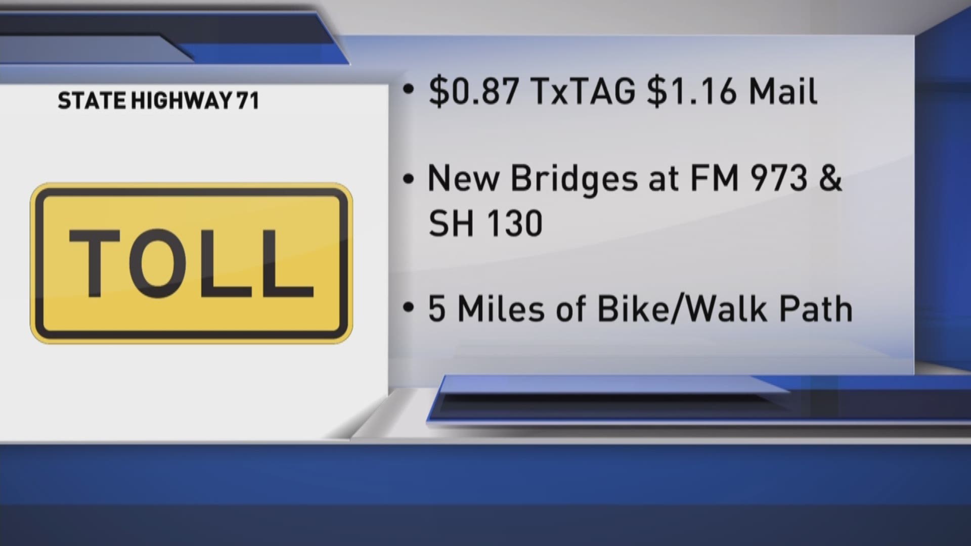 After years of construction, SH 71 toll lanes expected to open Tuesday | kvue.com
