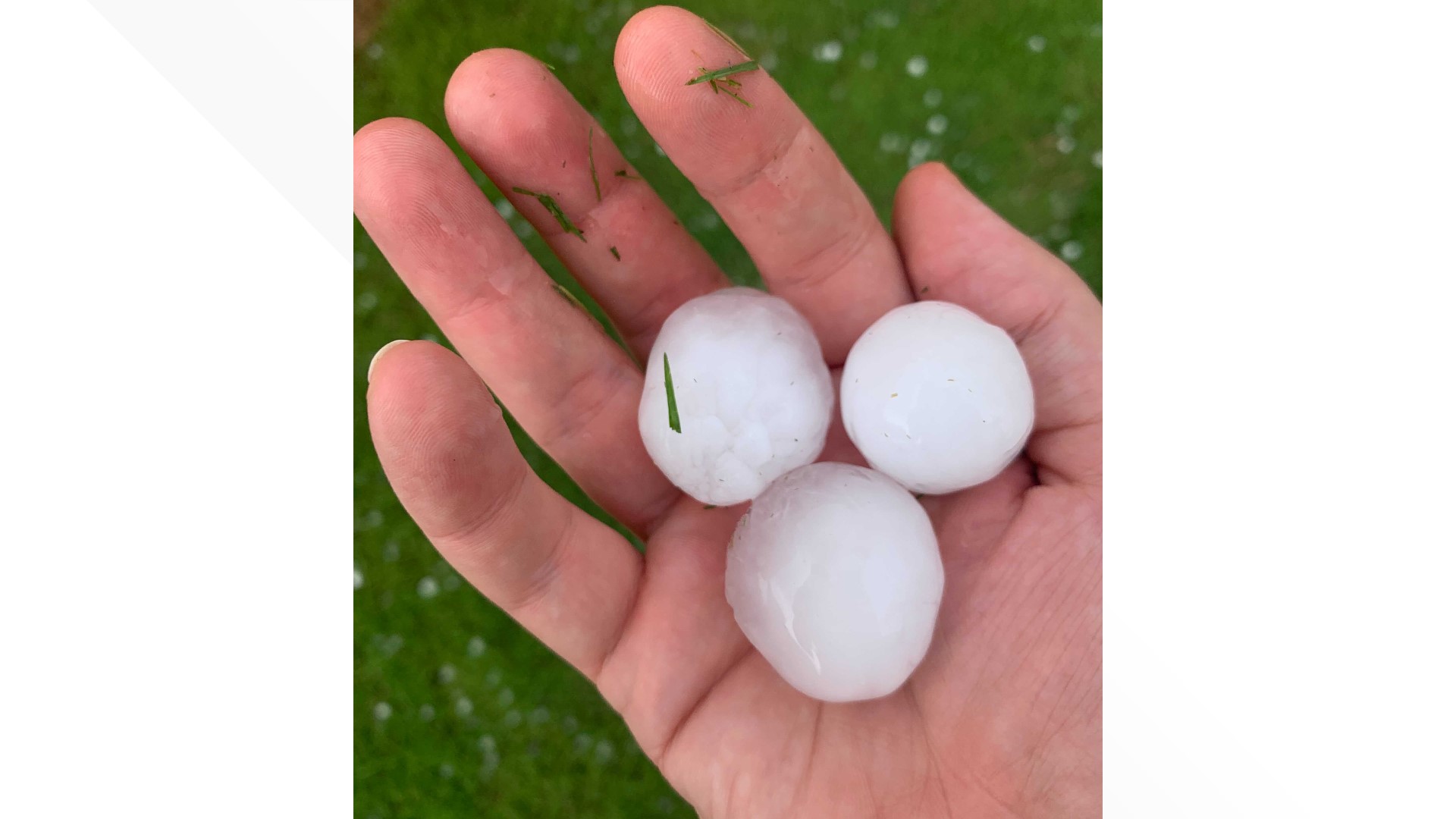 PHOTOS: Golf ball-sized hail reported across Leander area | kvue.com