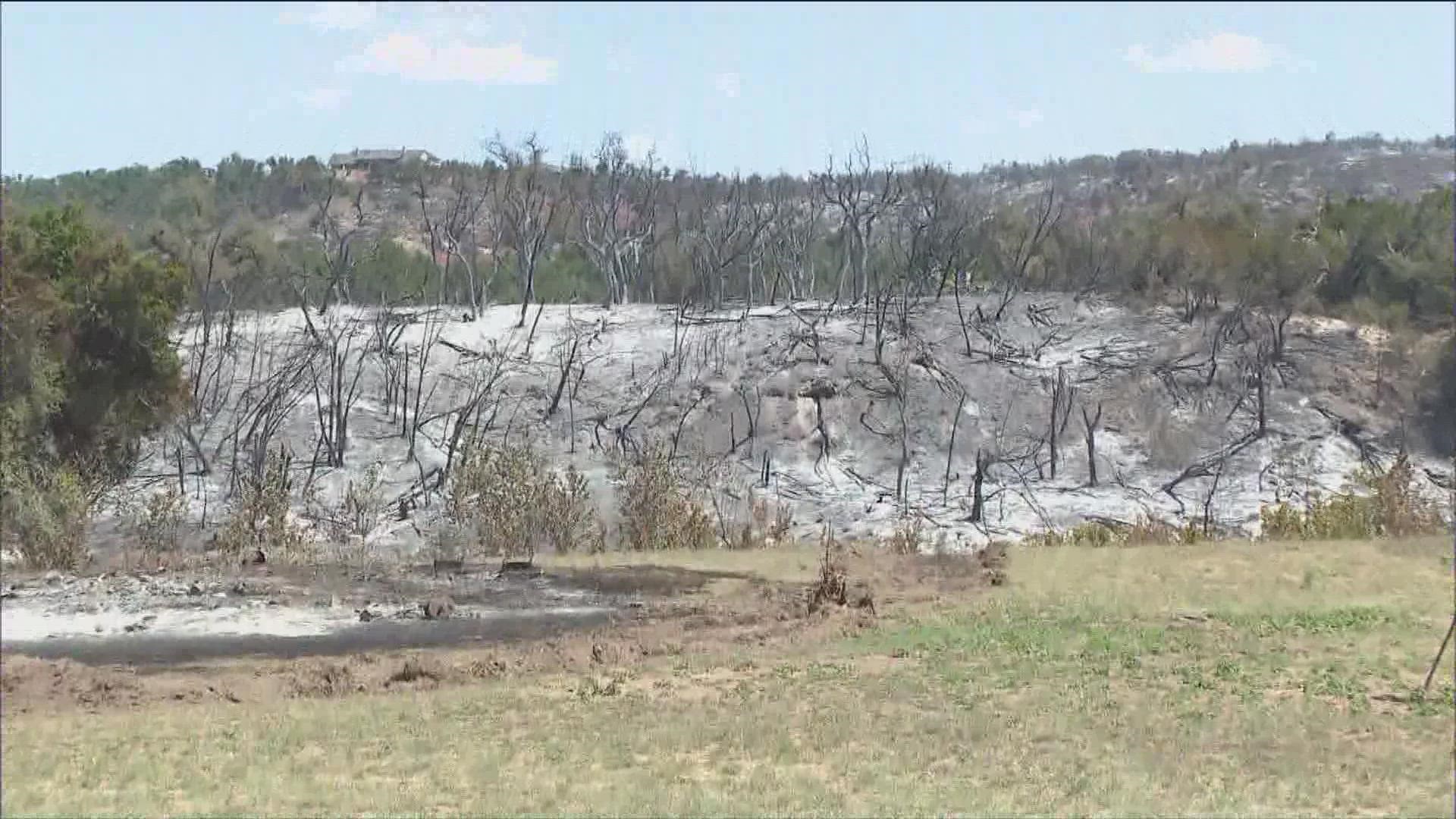 Fire burns 1,400+ acres in Gillespie County | kvue.com