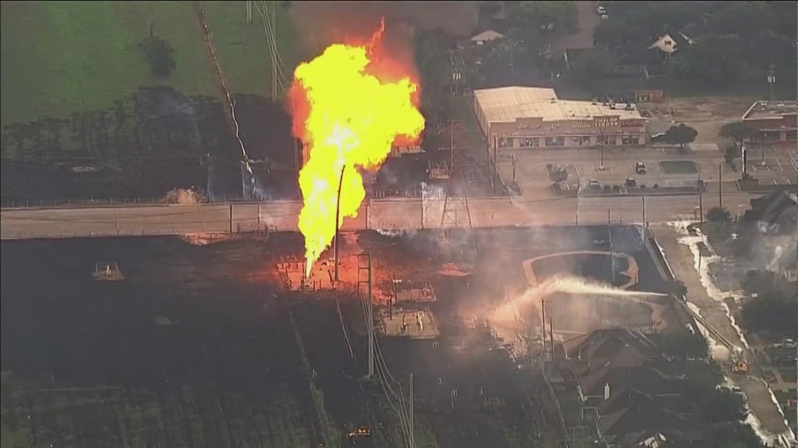 Pipeline explosion near Houston leaves several injured, forcing ...