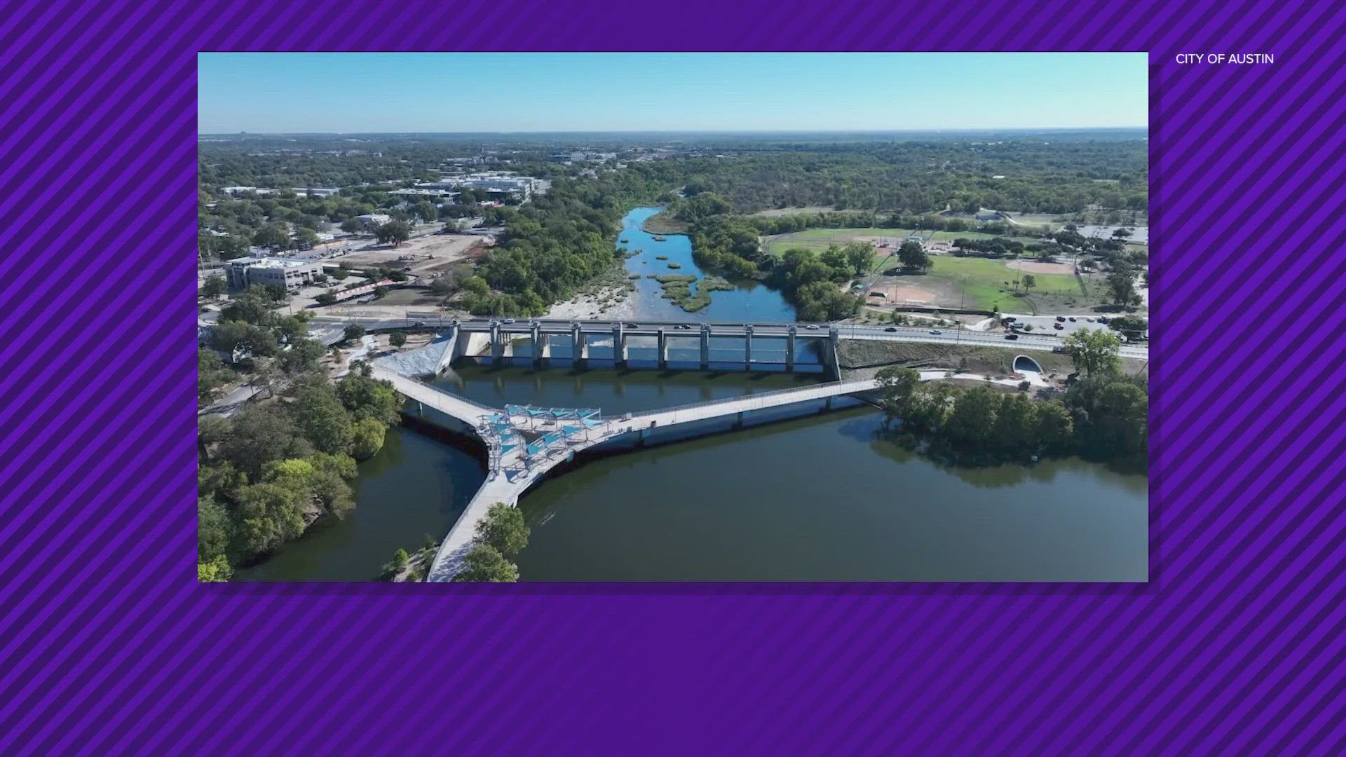 'Wishbone Bridge' at Longhorn Dam almost complete | kvue.com