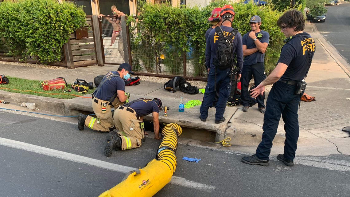 ATCEMS, AFD rescue person stuck inside storm drain | kvue.com