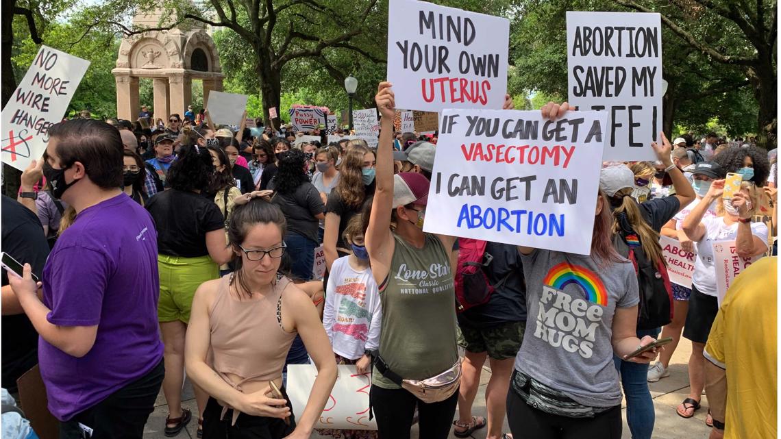 'Don't Mess with Texas Abortion' rally at the Texas Capitol. | kvue.com