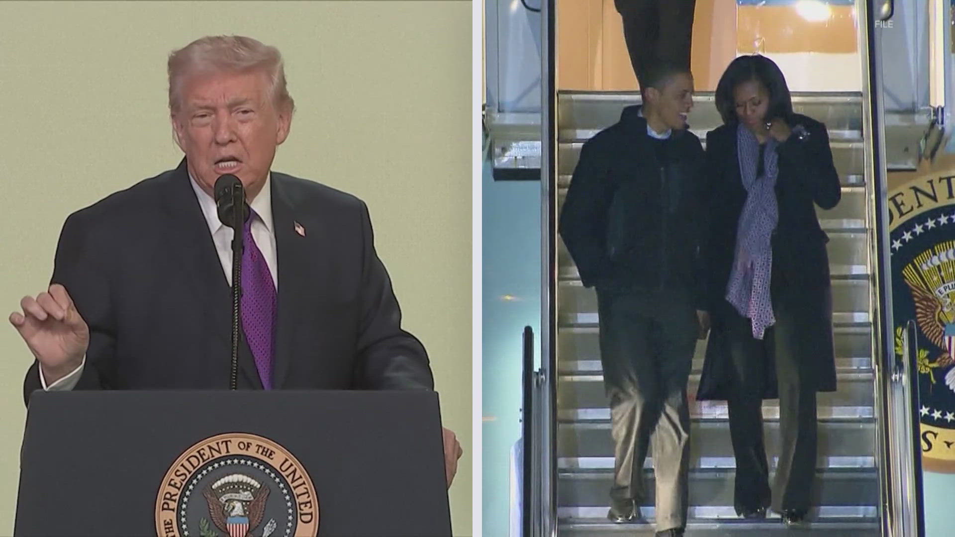 President Trump’s racist post about the Obamas deleted after backlash ...