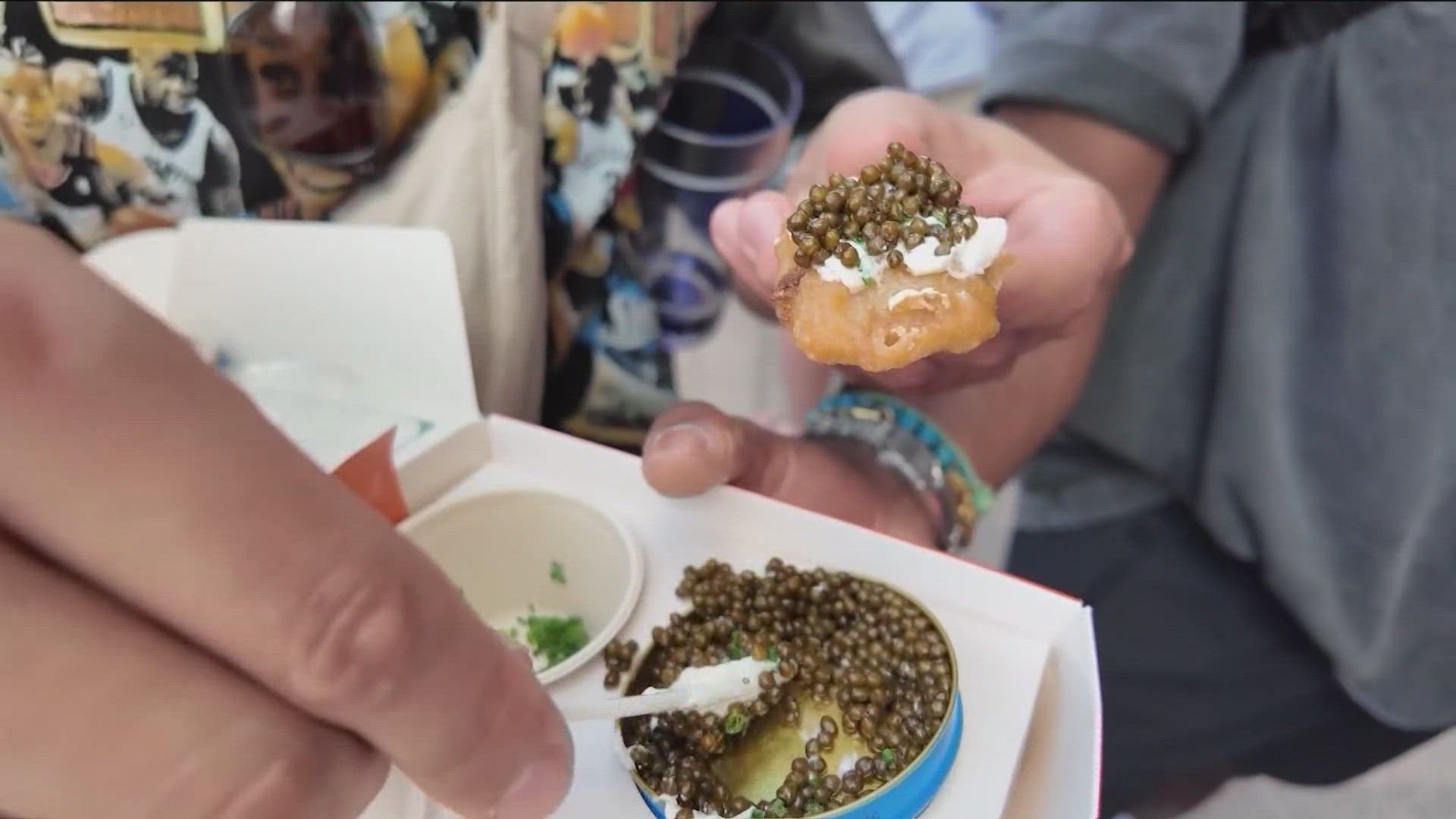 Caviar-covered chicken nuggets sell for $100 at US Open | kvue.com