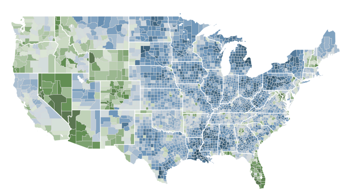 Interactive map shows share of population born in-state | kvue.com