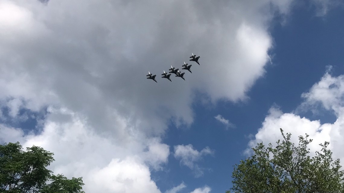 Air Force Thunderbirds flying over Austin, San Antonio | kvue.com