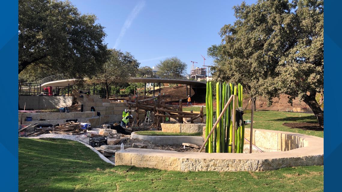 A tour of Waterloo Park as it nears completion in Downtown Austin ...