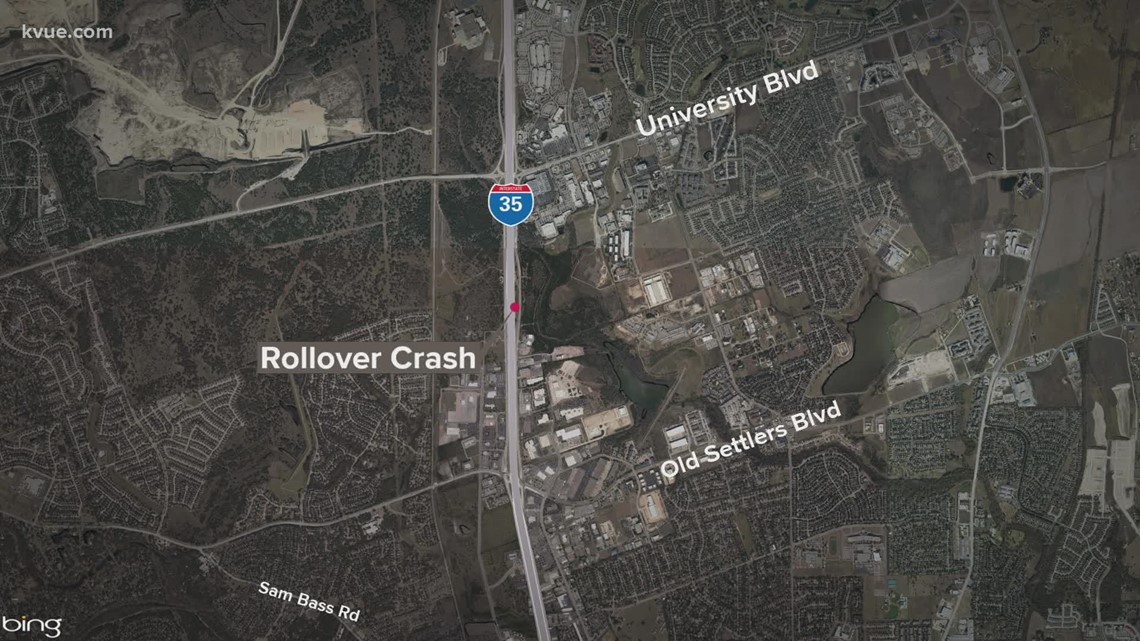 Two people injured in rollover crash in Round Rock | kvue.com