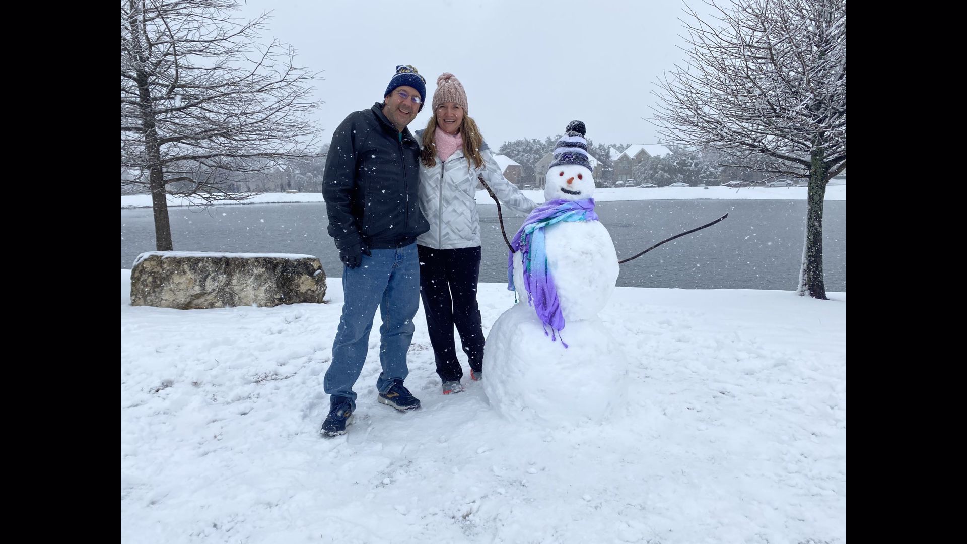 When snow falls, you create snowmen. Here are the snowmen of Austin ...