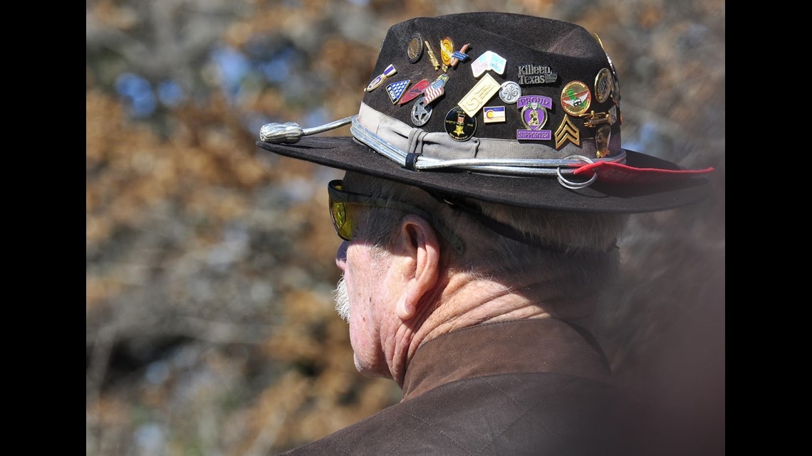 Military flyover takes place during Richard Overton’s funeral at Texas ...