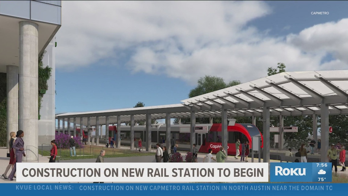 Rendering shows look at upcoming CapMetro Red Line stop | kvue.com