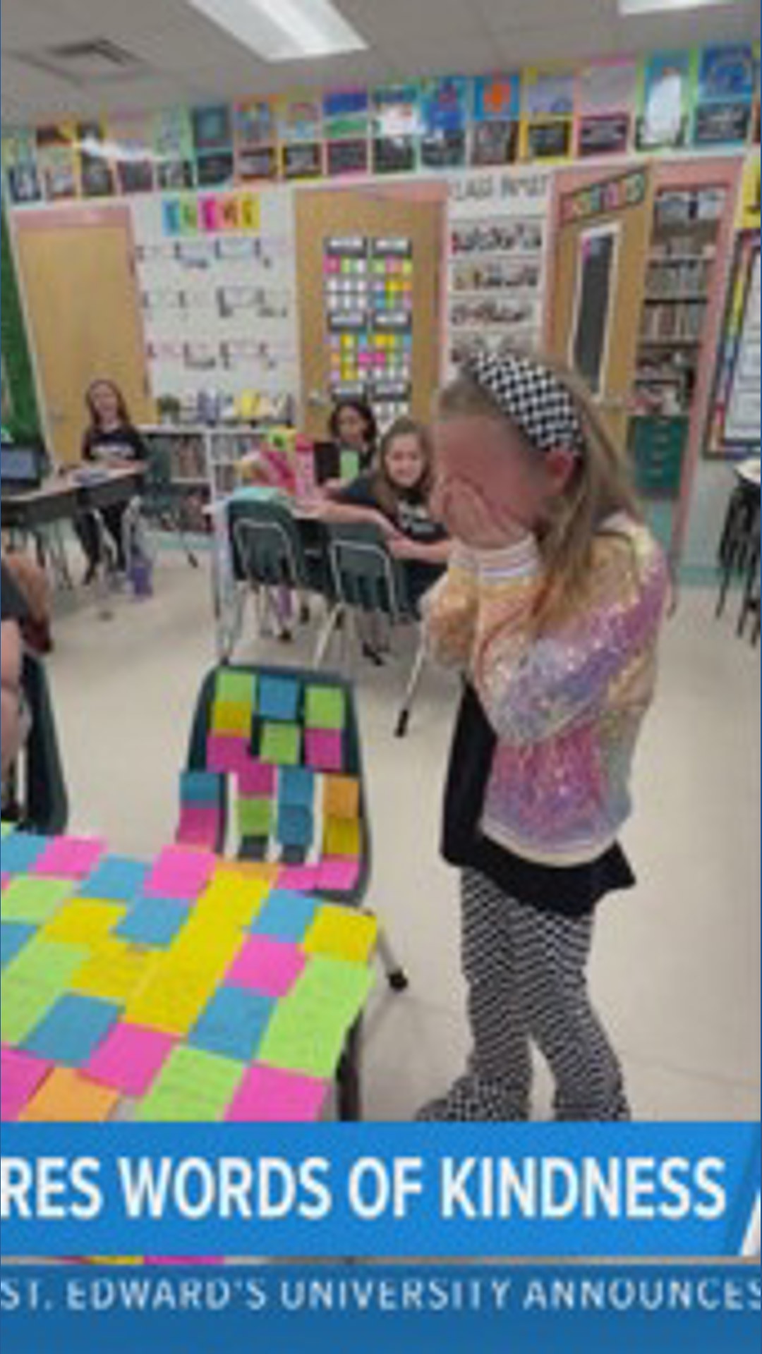 4th graders surprise classmate with handwritten sticky notes in Florida ...