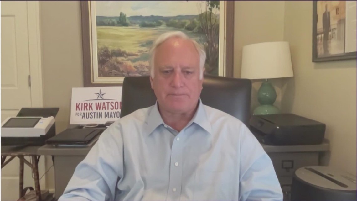 Austin mayor-elect Kirk Watson reacts to Austin 'Bum Steer of the Year ...