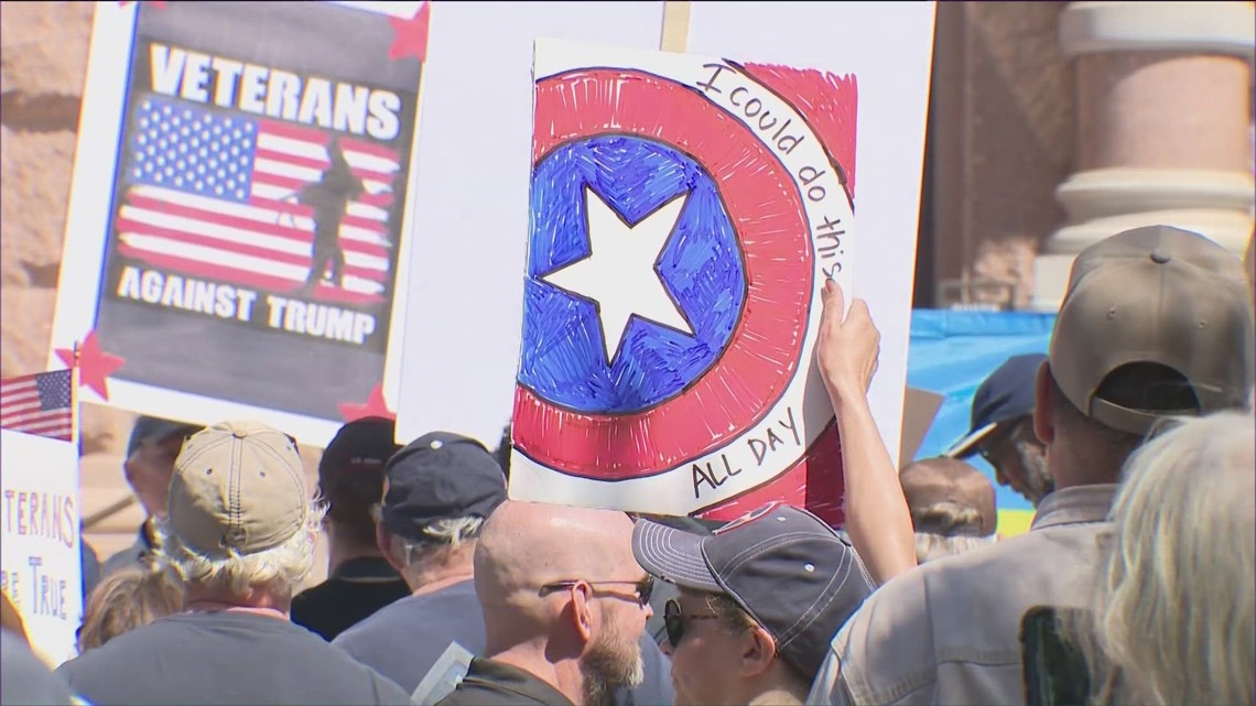 Texas veterans protest VA cuts | kvue.com
