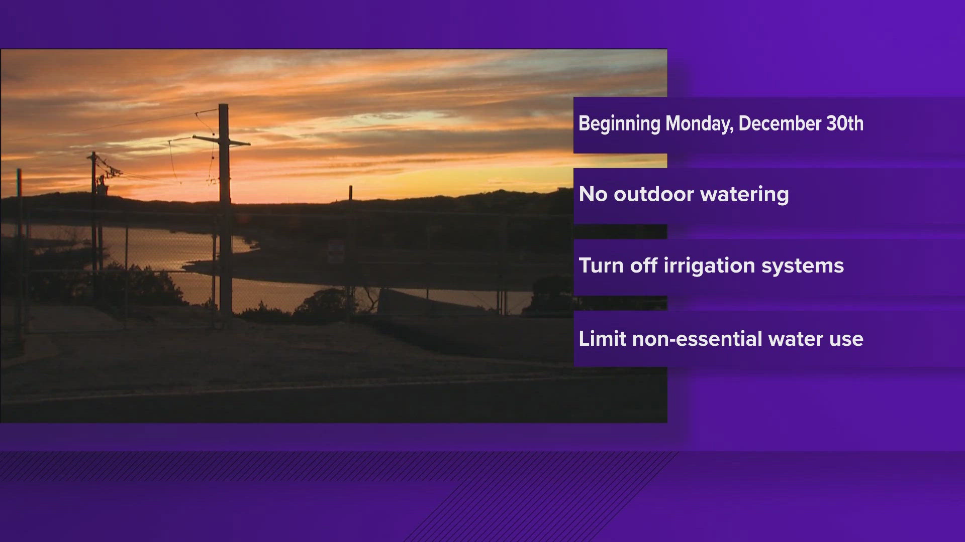 Water restrictions in Travis, Williamson and Hays counties | kvue.com