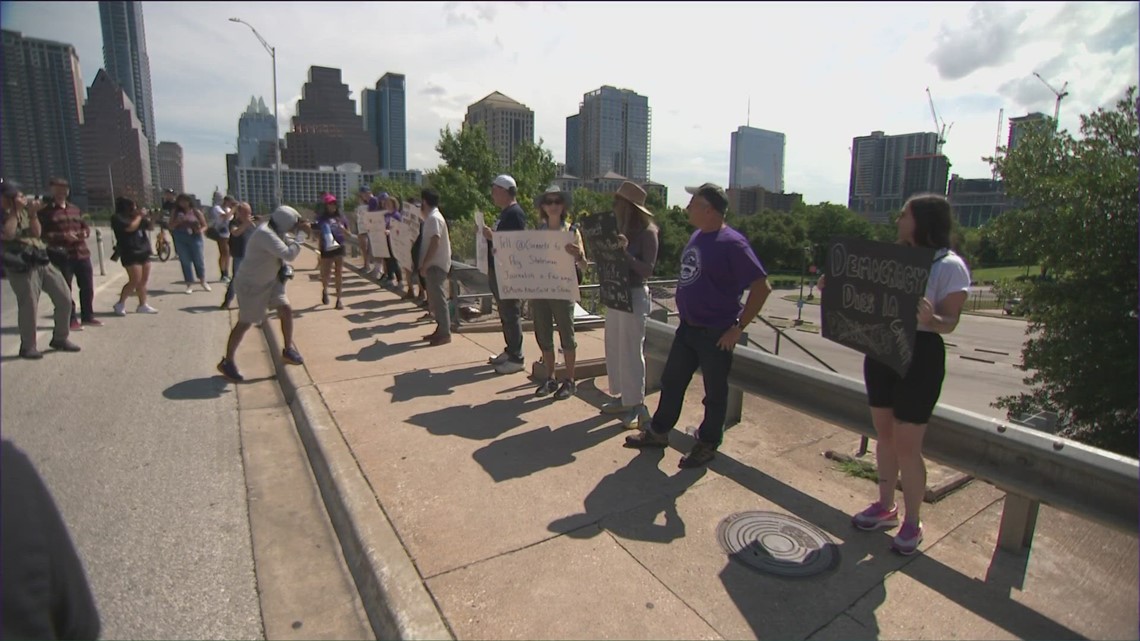 Austin American-Statesman journalists, employees strike on Monday ...