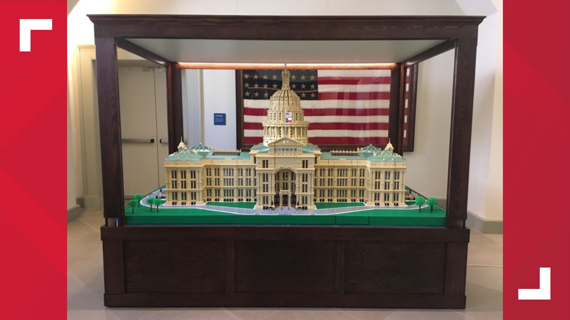 LEGO replica of Texas State Capitol unveiled at Capitol Visitors Center ...
