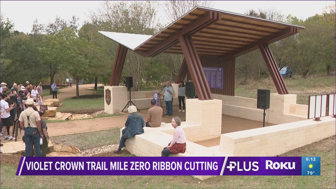 Ribbon-cutting for Mile Zero at Austin's Violet Crown Trail | kvue.com
