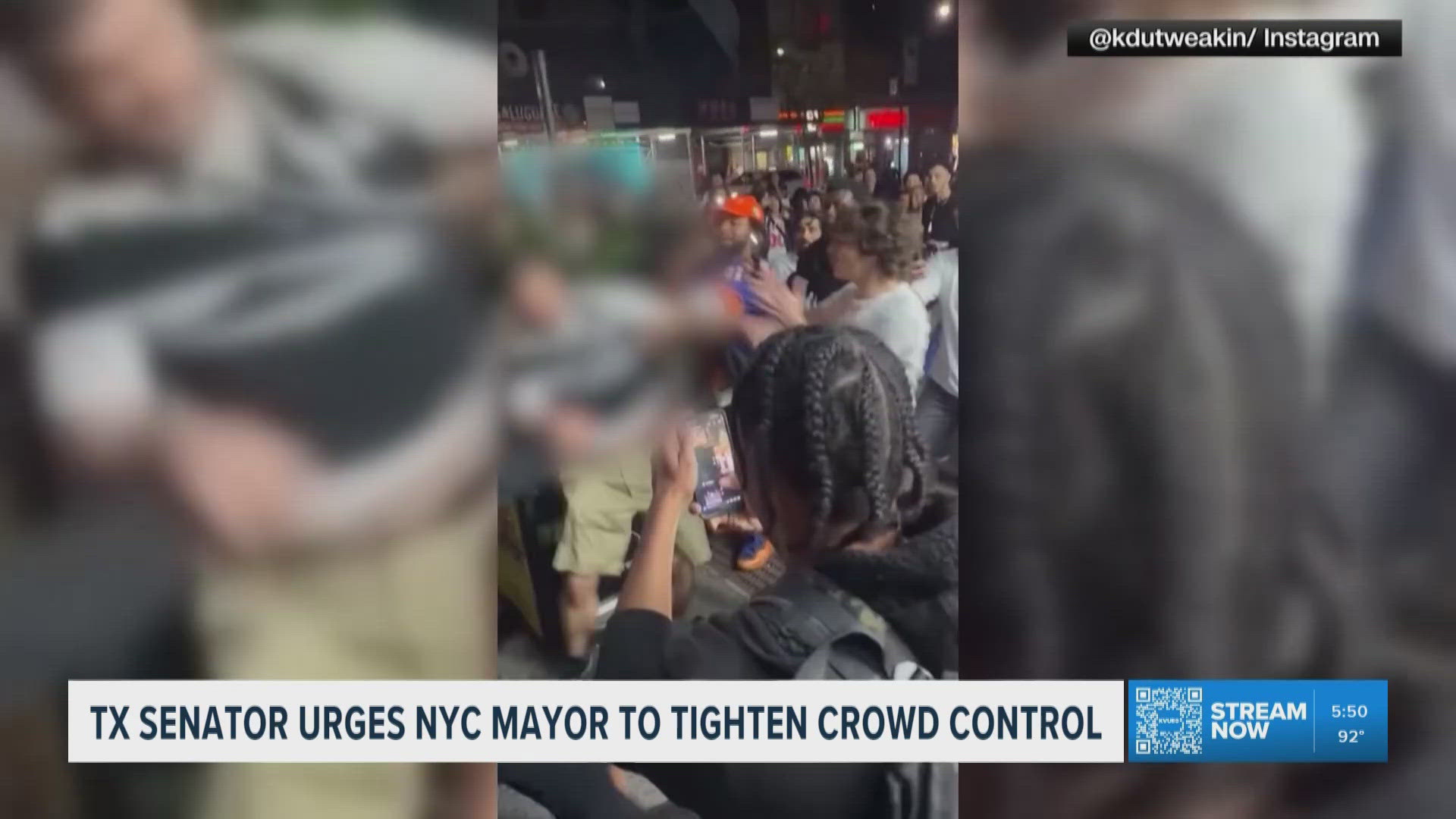 Texas state senator urges NYC mayor to tighten crowd control | kvue.com
