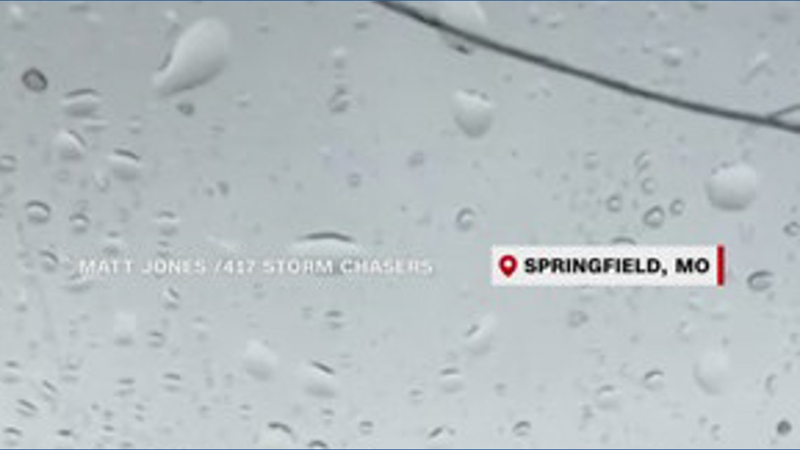 Giant hail smashes car windshield in Springfield, Missouri | kvue.com