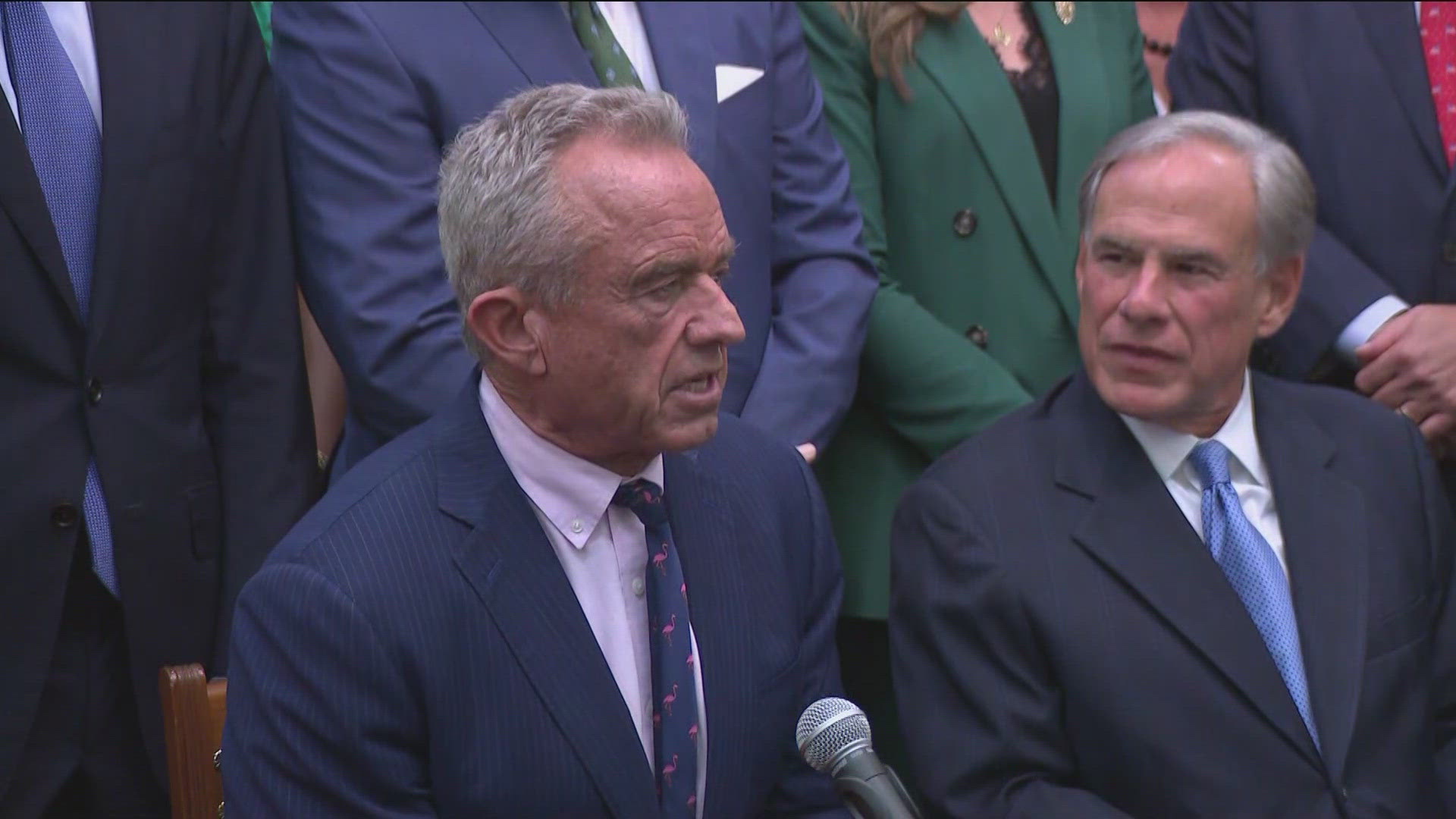 HHS Secretary RFK Jr. joins Texas Gov. Abbott for ceremonial bill ...