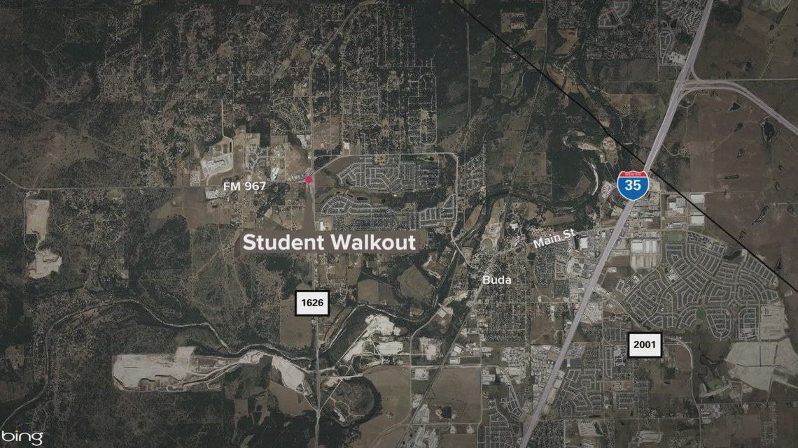 Adult involved in fight at student walkout in Buda | kvue.com