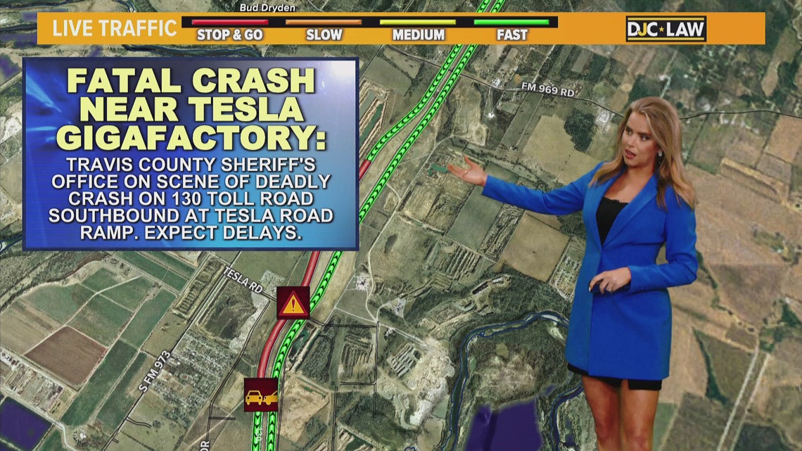 Deadly crash prompts traffic Wednesday near Tesla Gigafactory | kvue.com