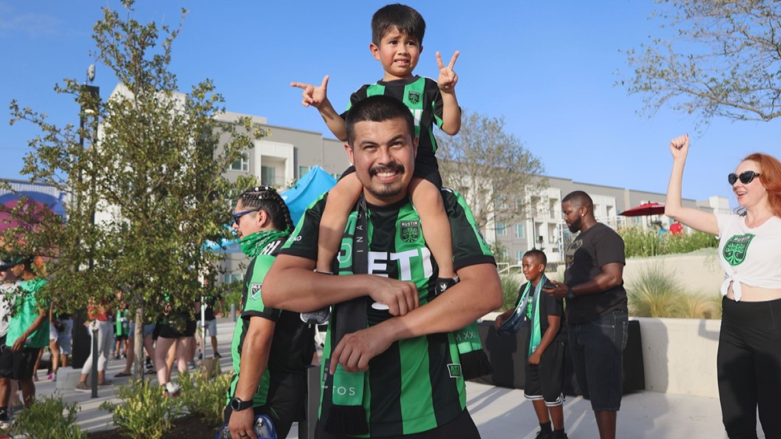 Austin FC's heartwarming father-son duo goes viral online | kvue.com