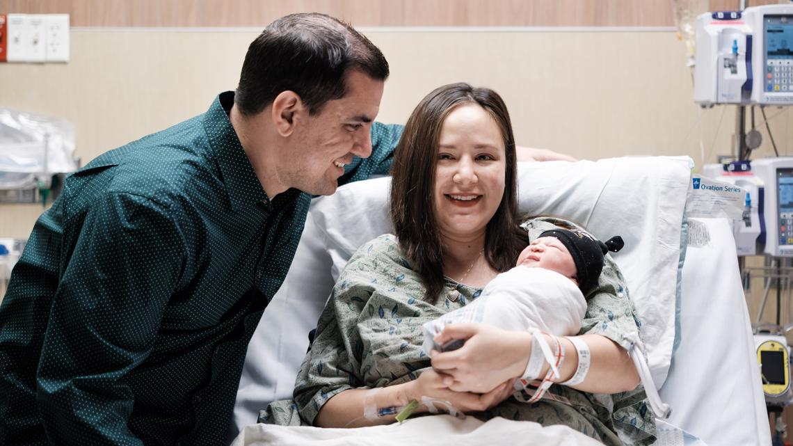 Camila Hametner, one of the first babies born in Austin in 2023 | kvue.com