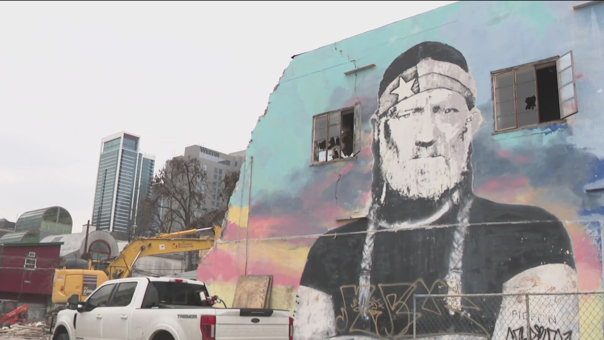 Willie Nelson mural in Austin set to be demolished for new high-rise ...