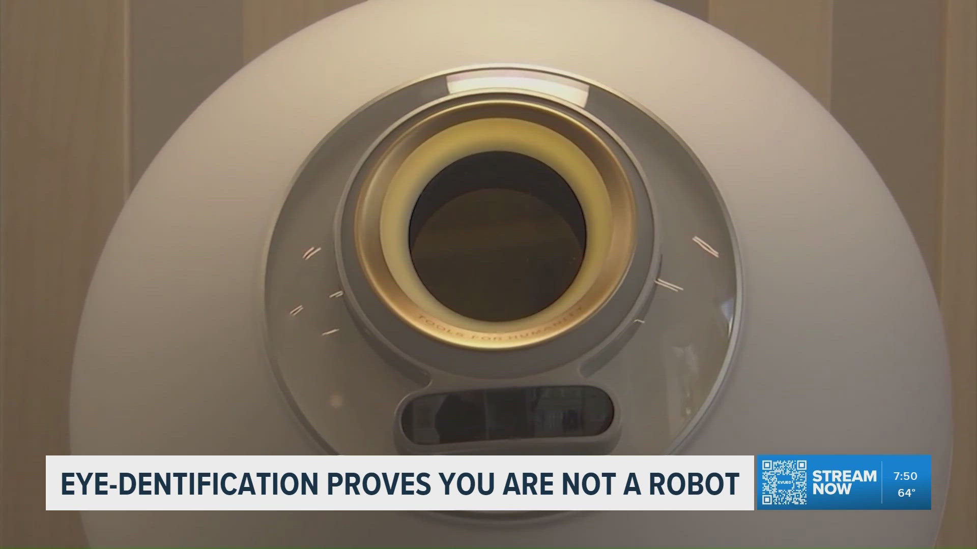 New biometric camera uses eyes to prove human identity | kvue.com