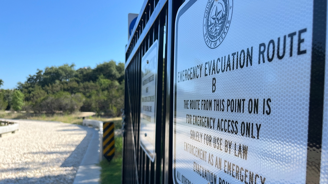 New Steiner Ranch evacuation route opens in Travis County | kvue.com