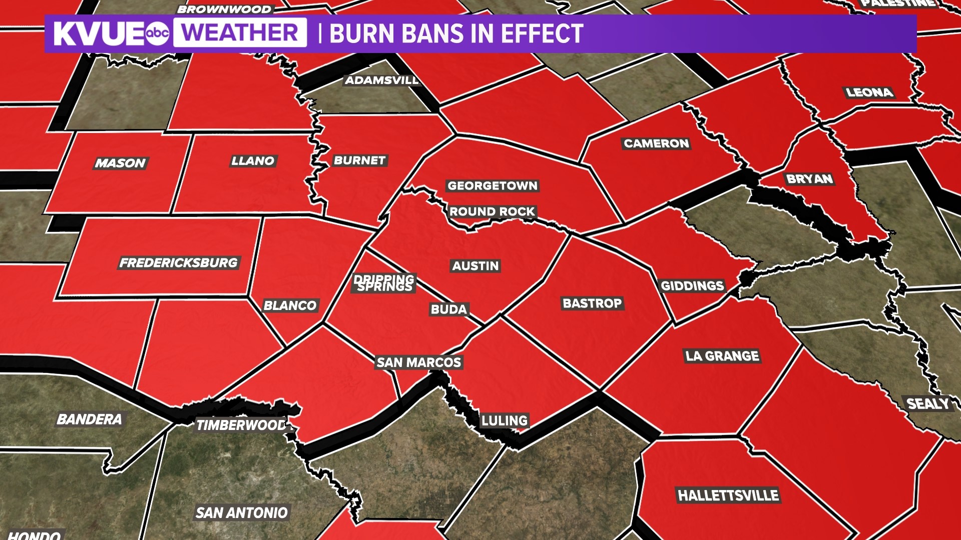 Austin-area weather: Critical fire risk for Central Texas | kvue.com