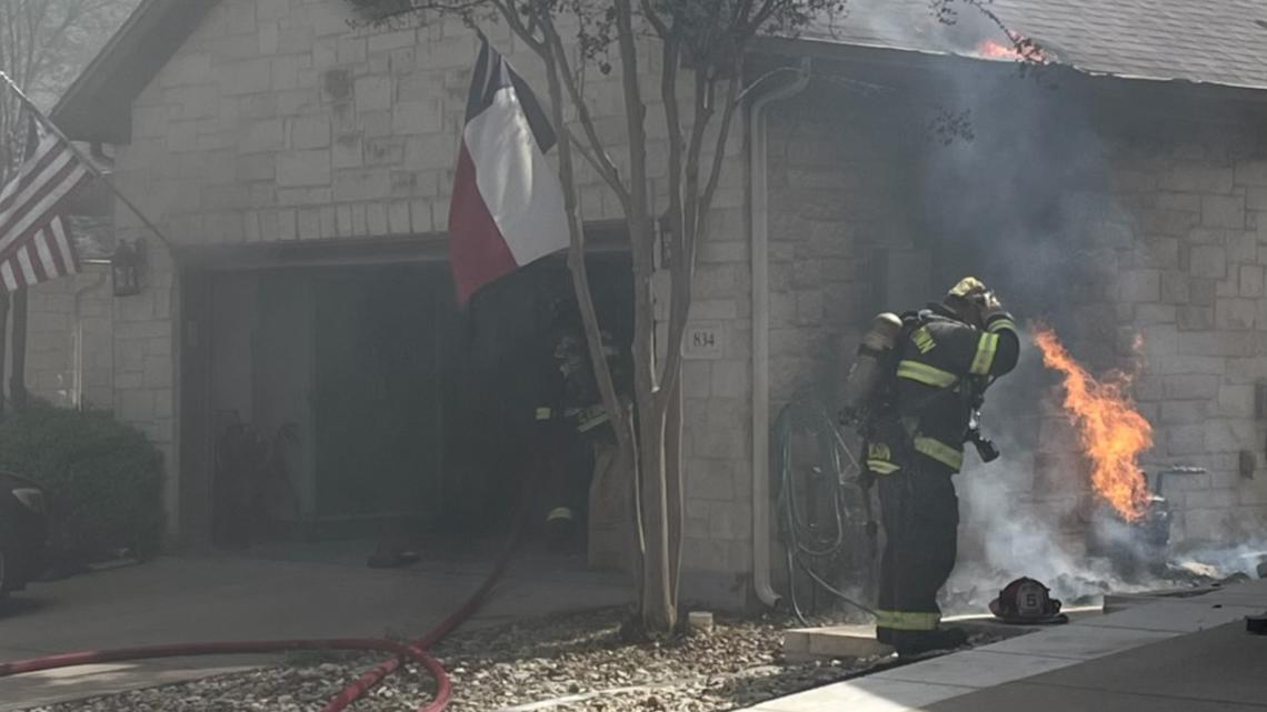 Gas explosion ignites house fire in Georgetown | kvue.com