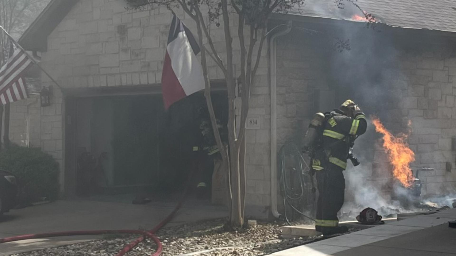 Gas explosion ignites house fire in Georgetown | kvue.com