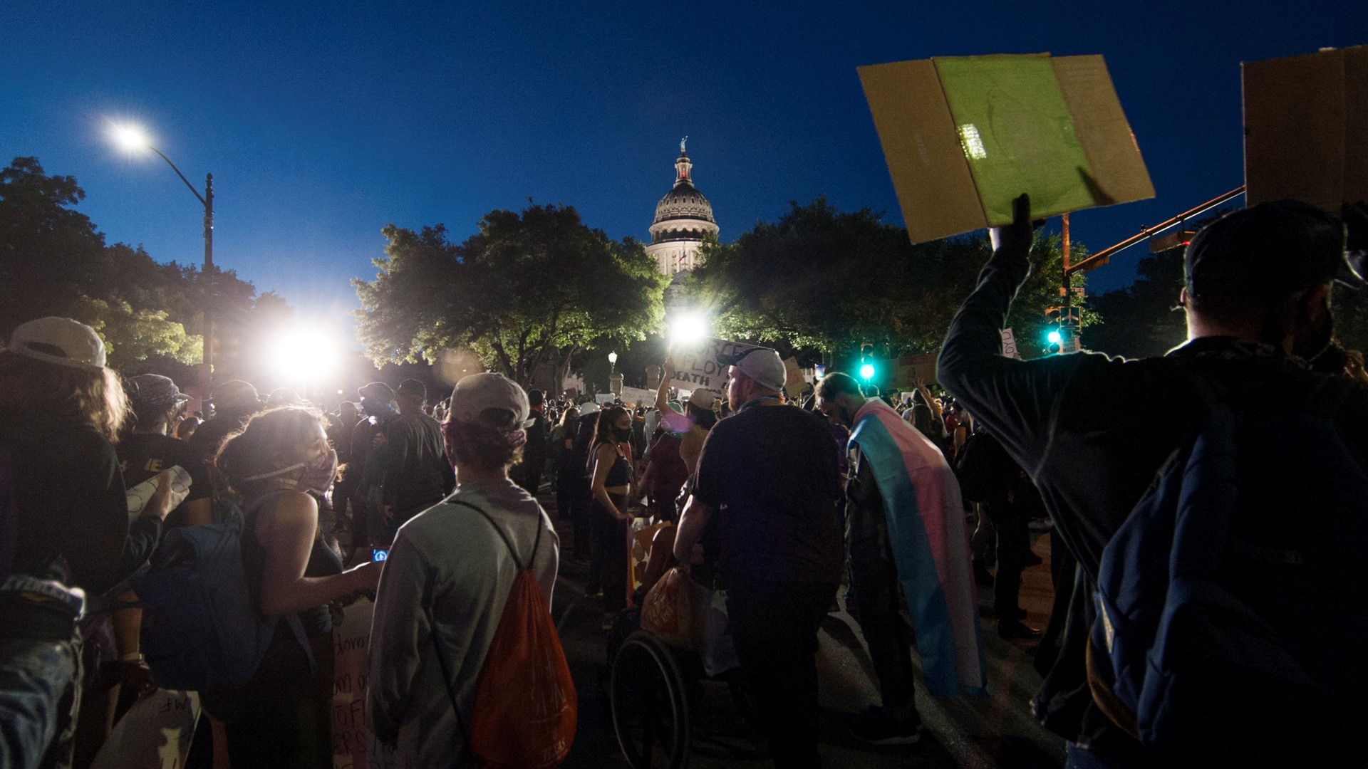 PHOTOS: Protesters march through Downtown Austin for seventh night in a ...