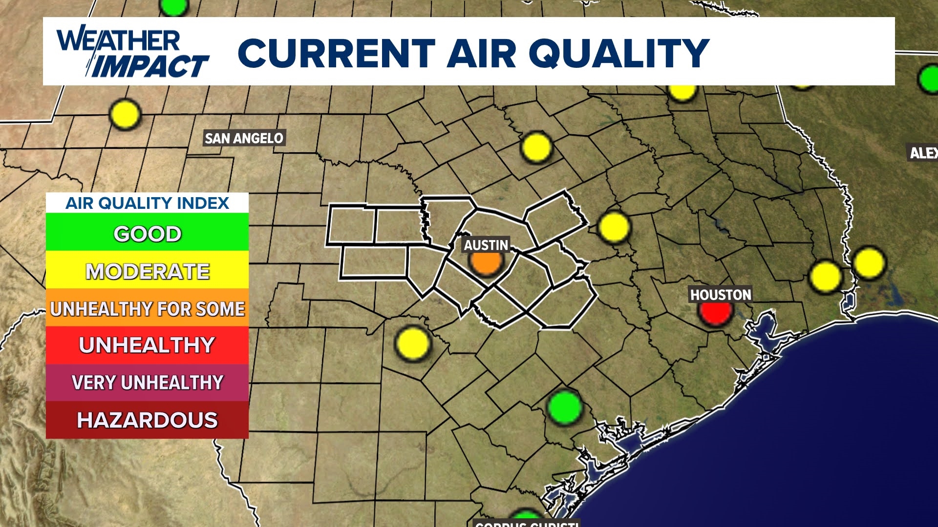 High temperatures may be cause for lower air quality this week | kvue.com