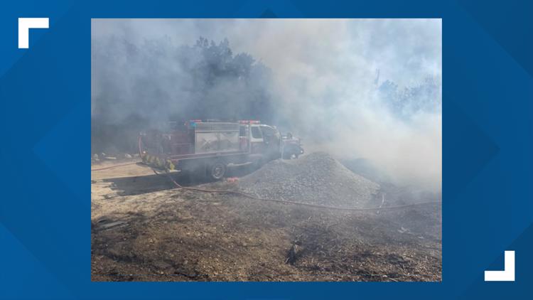 Fire crews battle brushfire between Lago Vista and Jonestown Sunday ...