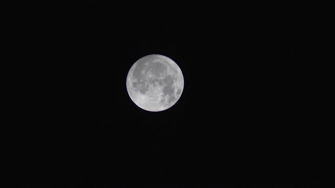 Supermoon Blue Moon forecast for Austin, Texas tonight | kvue.com