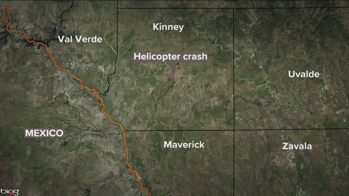2 dead after helicopter crash in Kinney County, Texas | kvue.com