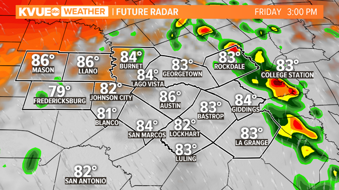 Austin weather: Rain in store for Thursday and Friday | kvue.com