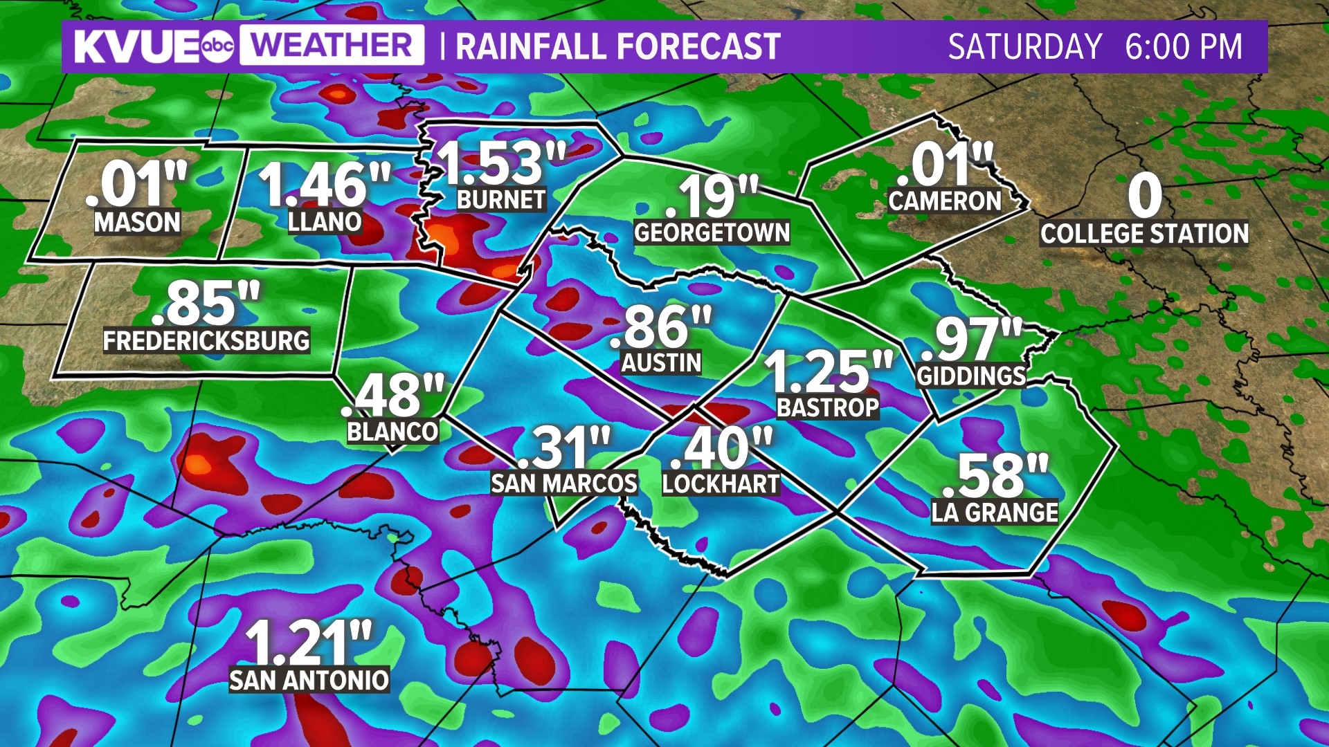 Austin-area weather: Timeline of this week's rain chances | kvue.com
