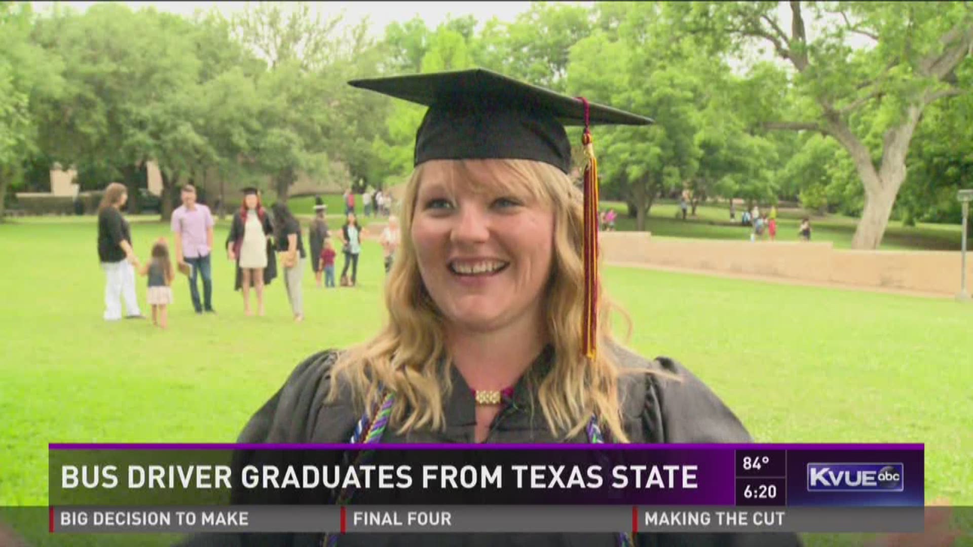 Leander ISD bus driver graduates from Texas State | kvue.com Leander ISD bus driver graduates from Texas State | kvue.com