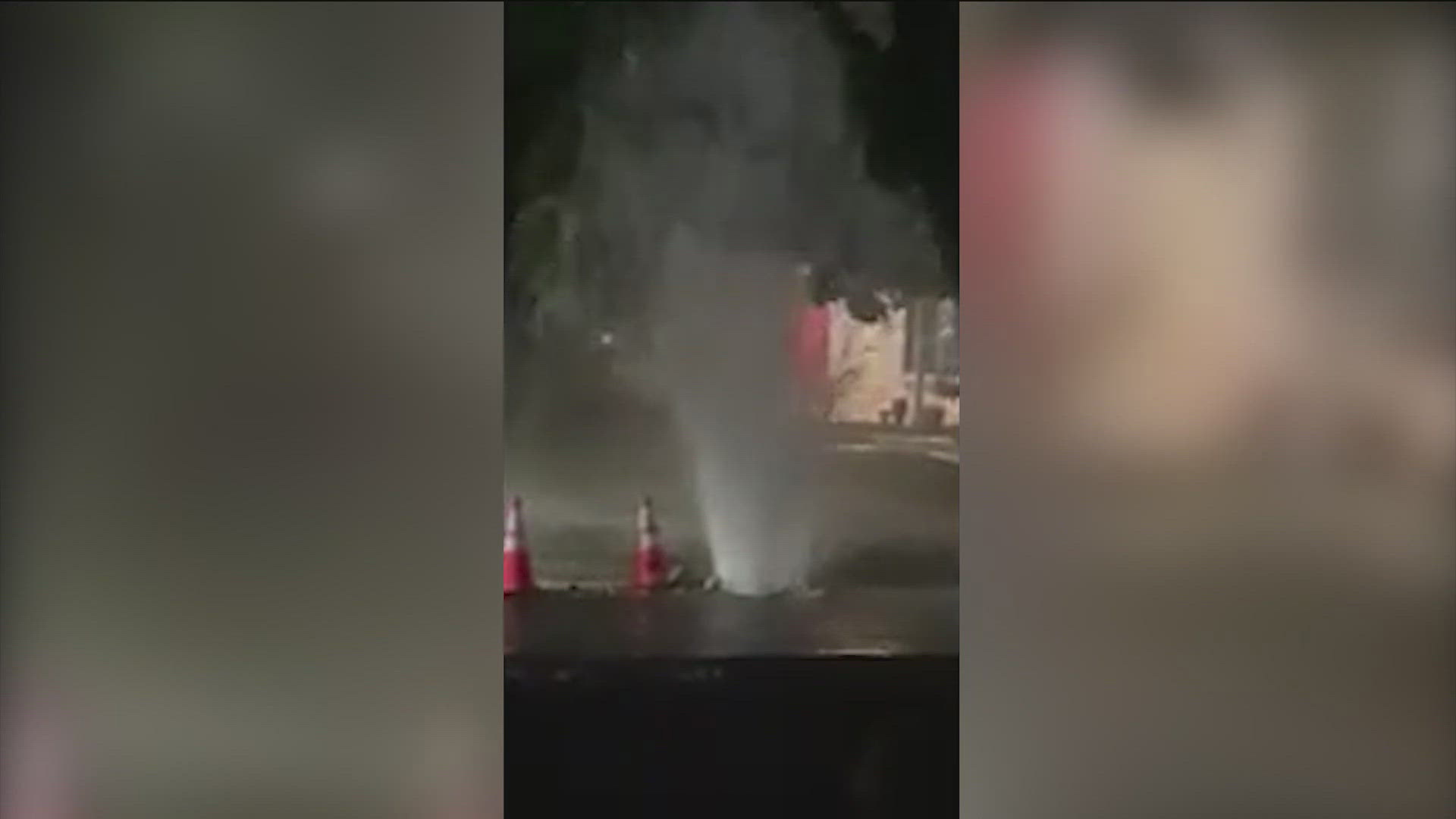 Austin Water responds to main break in Central Austin | kvue.com