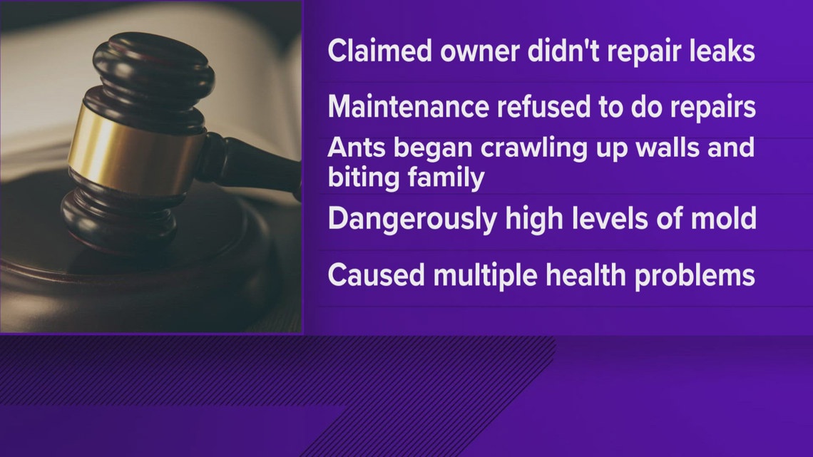 Williamson County jury awards family more than $1 million for mold ...