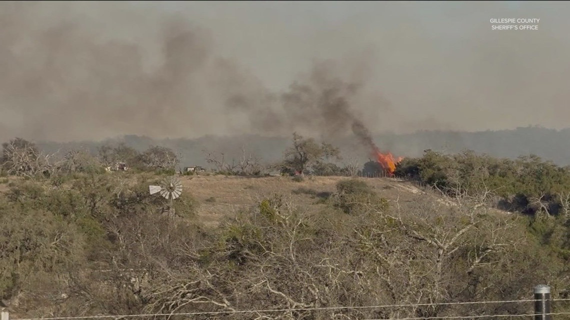 Duderstadt fire in Gillespie County now 90% contained | kvue.com